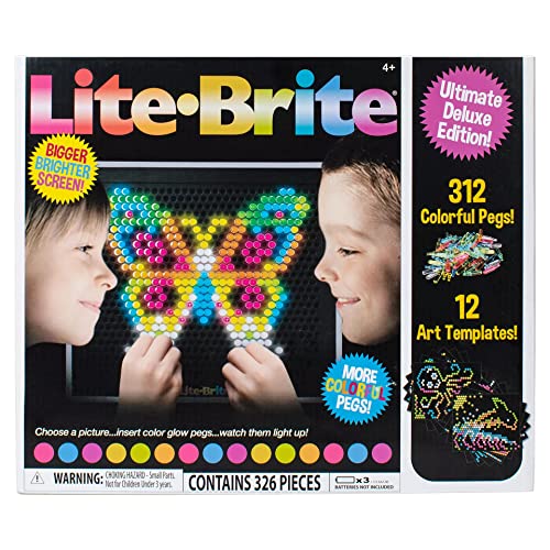 Lite-Brite Magic Screen Light Bright Bonus Set, Multicolor (SG ...