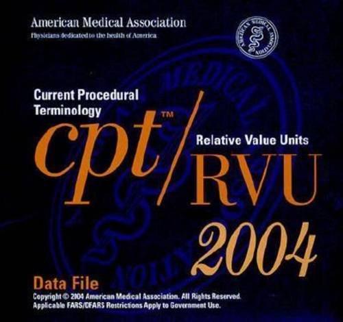 Amazon | CPT/RVU ASCII Data File 2004: Single User License | American ...