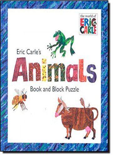 Amazon | Eric Carle's Animals: Book and Block Puzzle (The World of Eric ...
