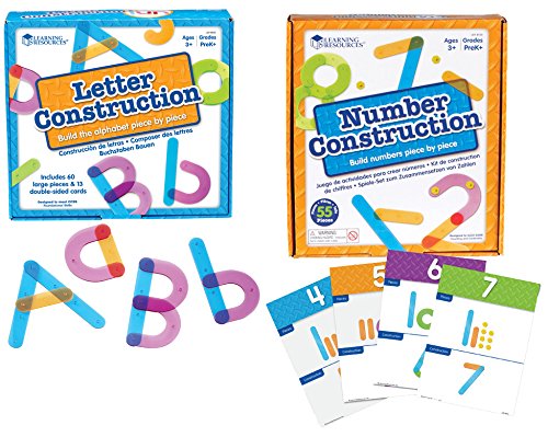 Amazon.com: Becker's School Supplies Letter & Number Construction Set ...