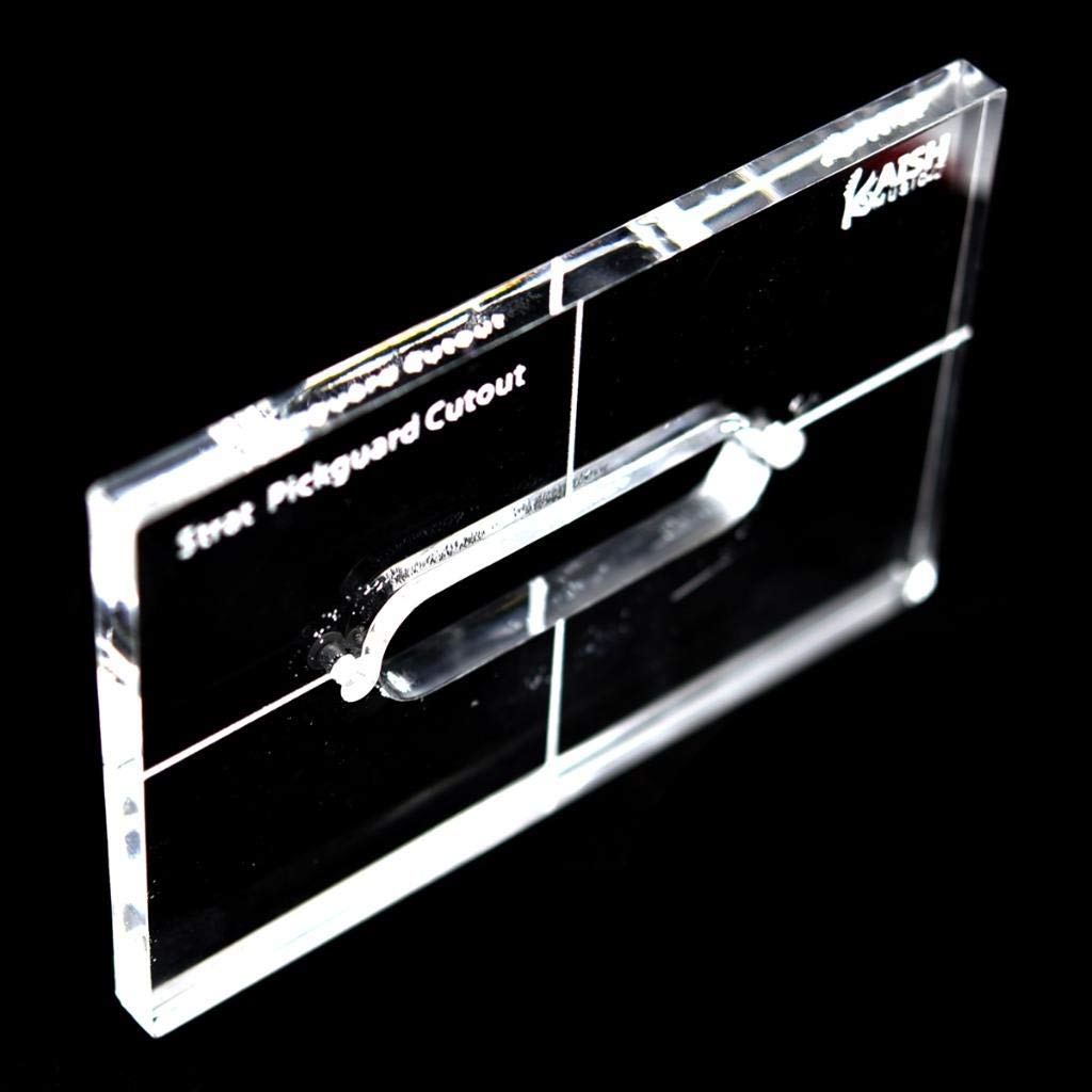 Snapklik.com : Acrylic Single Coil Pickup Routing Template Pickup ...