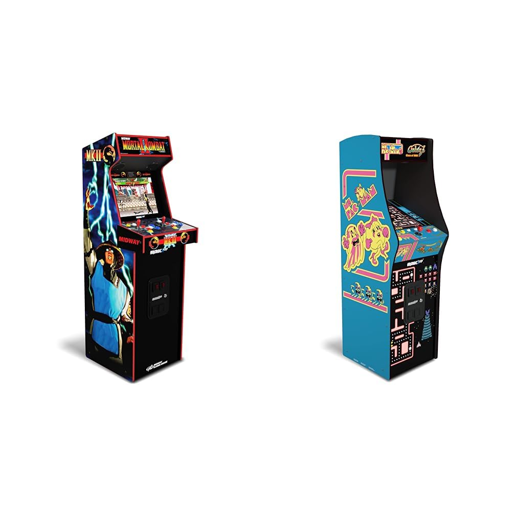 Arcade1Up Mortal Kombat II Deluxe Arcade Machine & Class of 81’ Deluxe ...