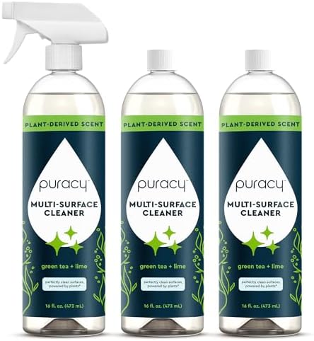Amazon.com: Puracy All Purpose Cleaner Spray – Plant-Powered Multi ...
