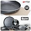 Buy Impex Migo Non Stick Cookware Set Granite 4 Pcs Induction Bottom ...