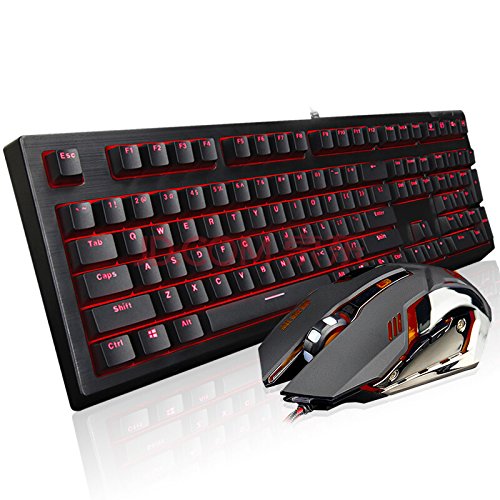 Amazon.in: Buy Rapoo V510 Mechanical Keyboard and Mouse Set Wrangler ...