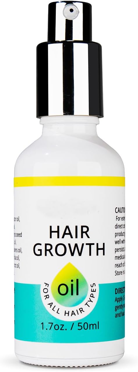 Amazon.com : Hair Growth Serum: Veganic Natural Hair Growth Oil - Hair ...