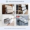 Probrico 10 Pairs 22 Inch Soft Close Drawer Slides, Ball Bearing Full ...