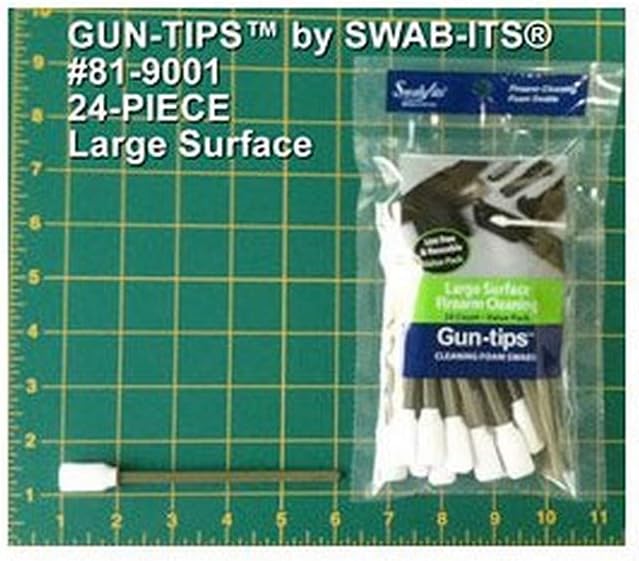 Amazon.com : Swab-its 5" Large Surface Gun Cleaning Swab Gun-Tips Gun ...