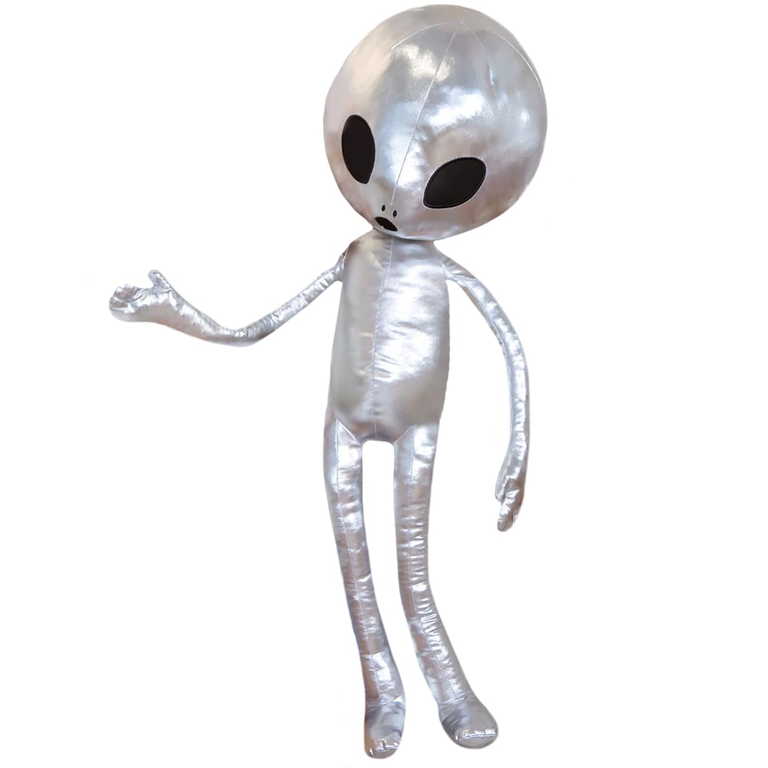 Amazon.com: ELAINREN Large Alien Plush Soft Pillow, Cute Silver Alien ...