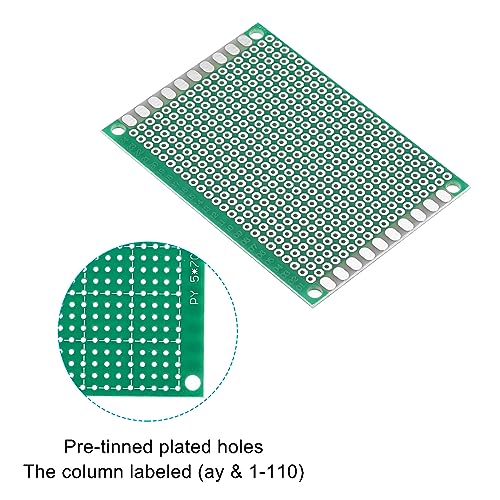 PATIKIL PCB Board Circuit, 25 Pcs Prototype Perfboard Solder Boards for ...