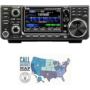Amazon.com: Icom IC-7300 Accessory Pack Bundle - - WCS 7300 Programming ...