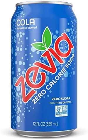 Amazon.com : Zevia Zero Calorie Soda, Cola, 12 Fl Oz Cans (Pack of 24) : Soda Soft Drinks ...
