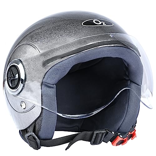 O2 Open Face / Half face Helmet Unisex for Bike Women Men ISI Certified ...