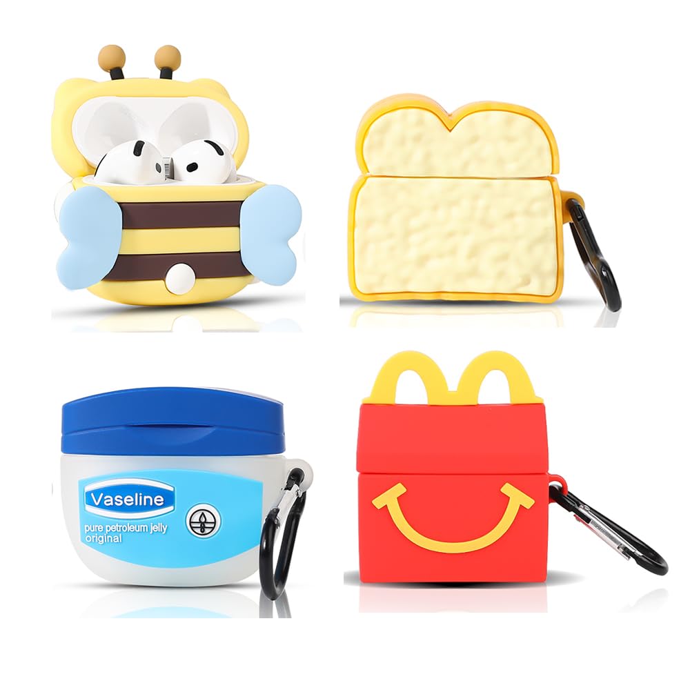 Amazon.com: (4 Pack) Cute Case for AirPods 4 Earbuds (2024), XMBYGY ...