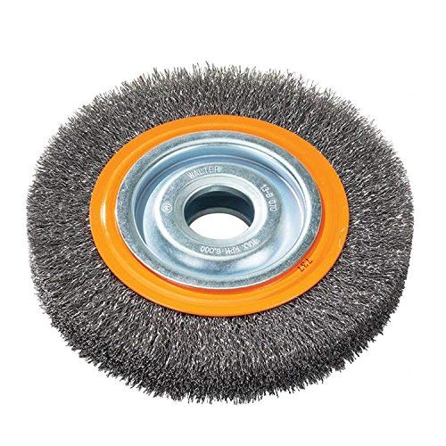 Walter 13B040 Stringer Bead Wheel Brush - 4 in. Orange Abrasive Wheel ...
