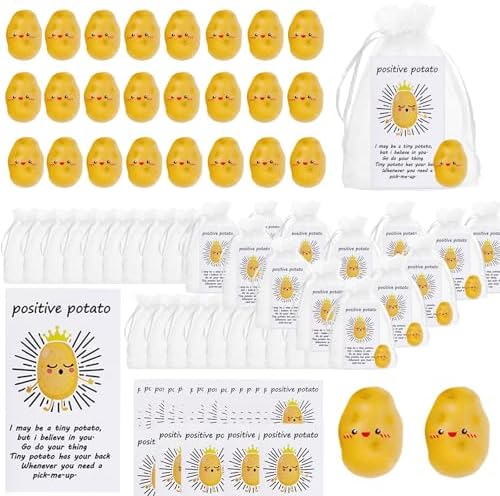 Amazon.com: YULYNJQ 40Pack Positive Potato Bulk Gifts,Inspirational End ...