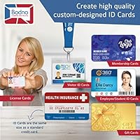 Amazon.com: Magicard Pronto ID Card Printer & Complete Supplies Package ...