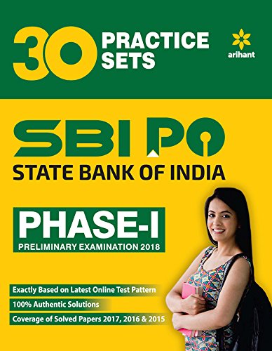 SBI PO Phase 1 Practice Sets Preliminary Exam 2018 : Arihant Experts ...