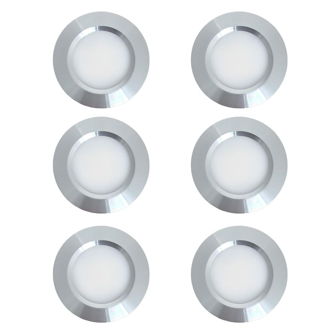 Marvix LED 12V 24V Spot Lights Dimmable 6000k Cool White Pack of 6 ...