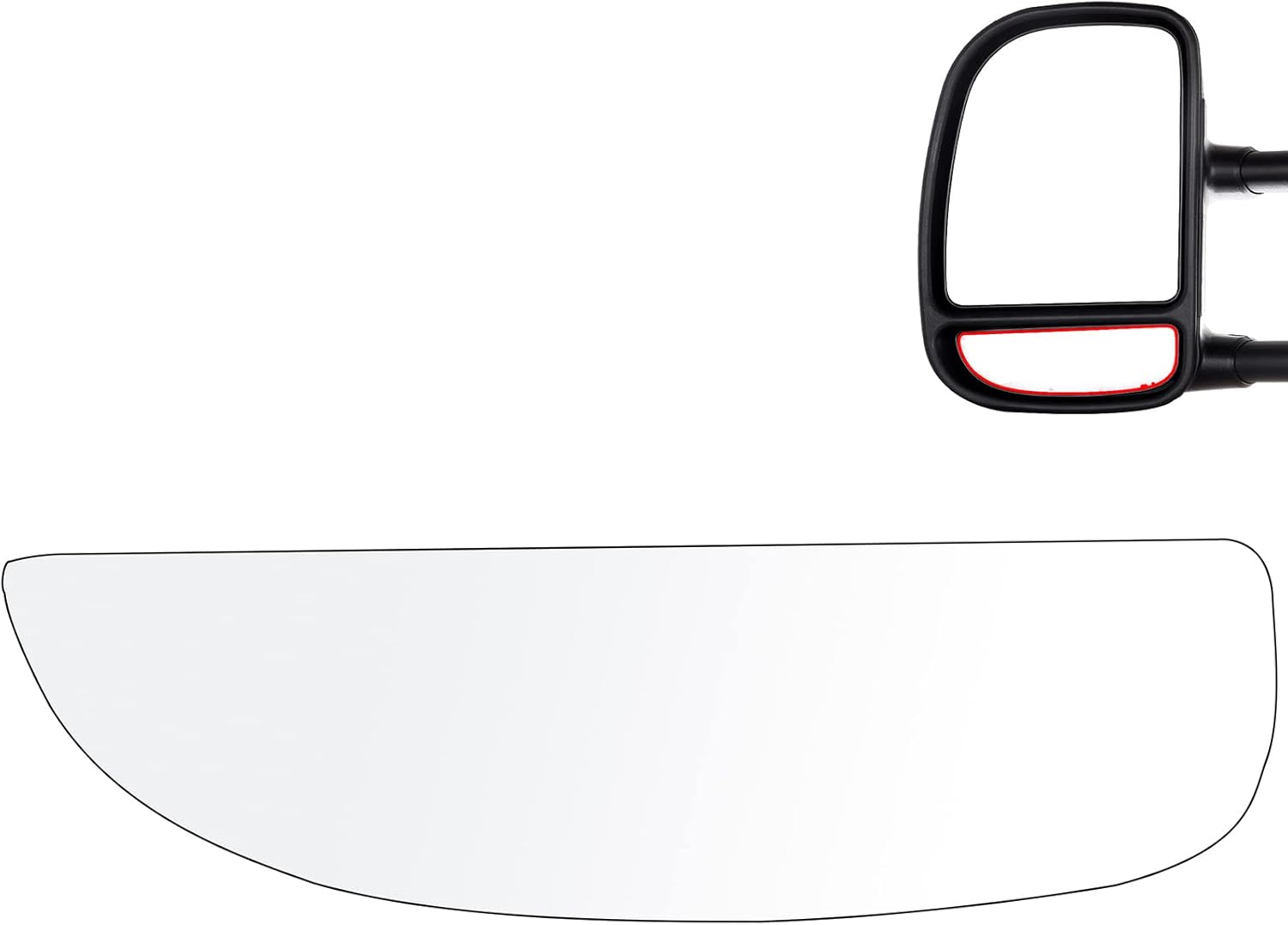 Amazon.com: ROADFAR Towing Mirror Glass Fit for 1999-2016 For Ford For ...