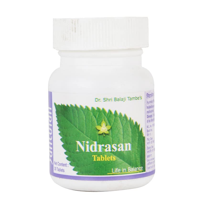Buy Santulan Ayurveda, Nidrasan Tablet-30Tabs Each, (Pack Of 1 ...