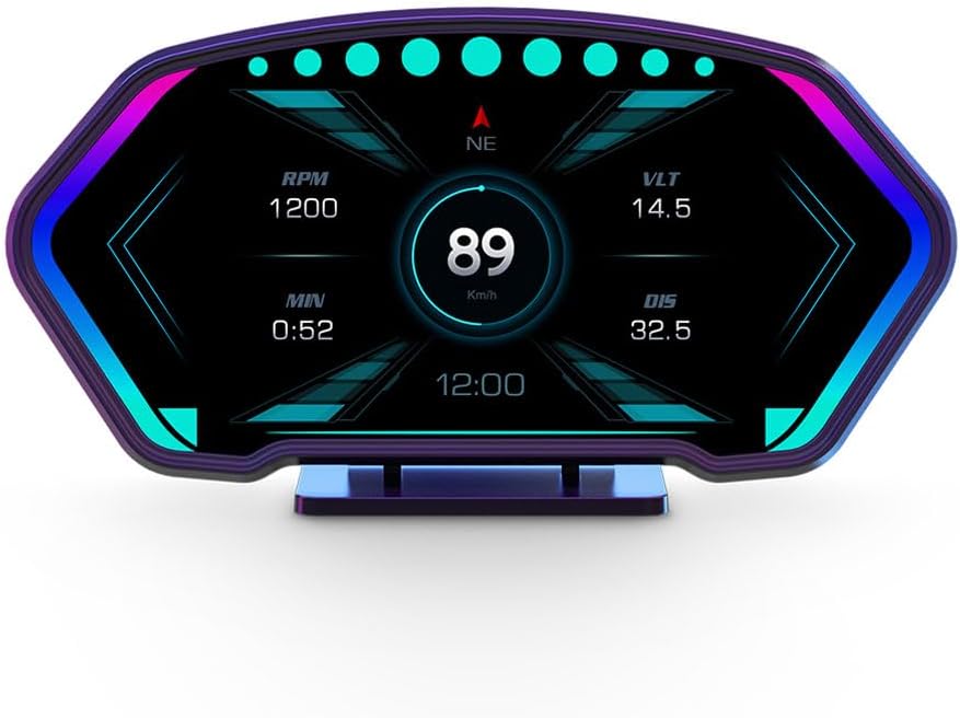 Amazon.com: BY-J Car Hud Heads Up Display Digital GPS Speedometer, Obd2 ...