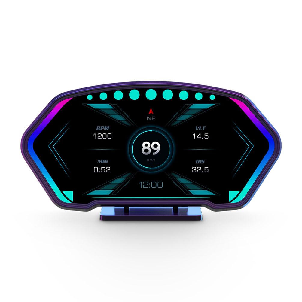 Amazon.com: BY-J Car Hud Heads Up Display Digital GPS Speedometer, Obd2 ...