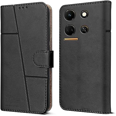Jkobi Flip Cover Case for Infinix Note 30 5G (Stitched Leather with ...