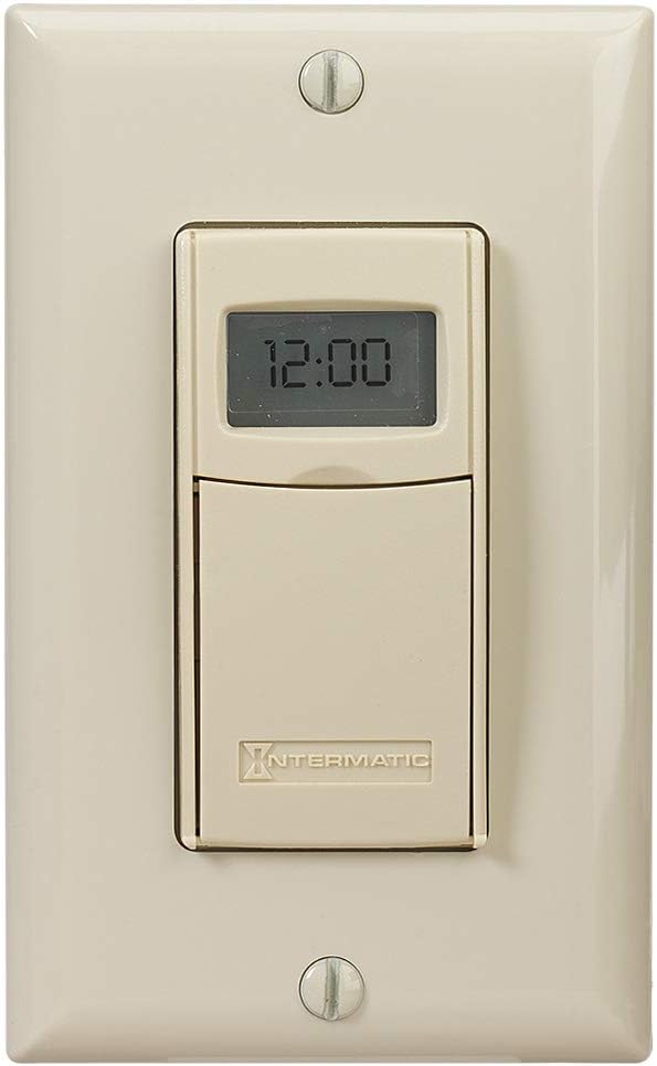 Intermatic ST01 7 Day Programmable In Wall Digital Timer Switch for ...