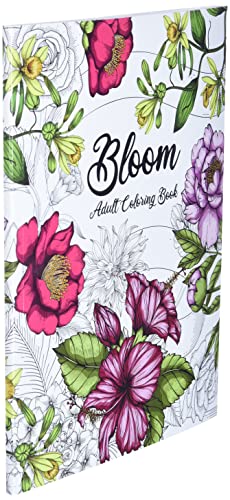 Snapklik.com : Bloom Adult Coloring Book: Beautiful Flower Garden ...