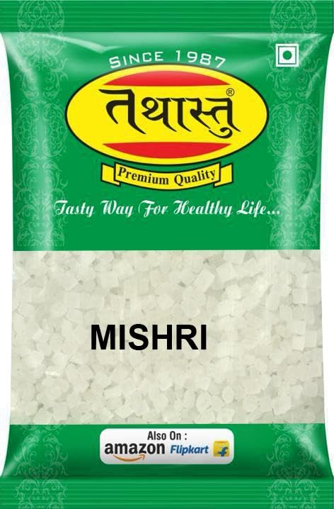 TATHASTU Organic Mishri | Rock Sugar | White Misri | Sugar Mishri ...