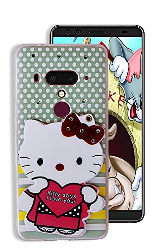 MARSHLAND Creative Back Cover Hello Kitty with Makeup Mirror Stylish ...