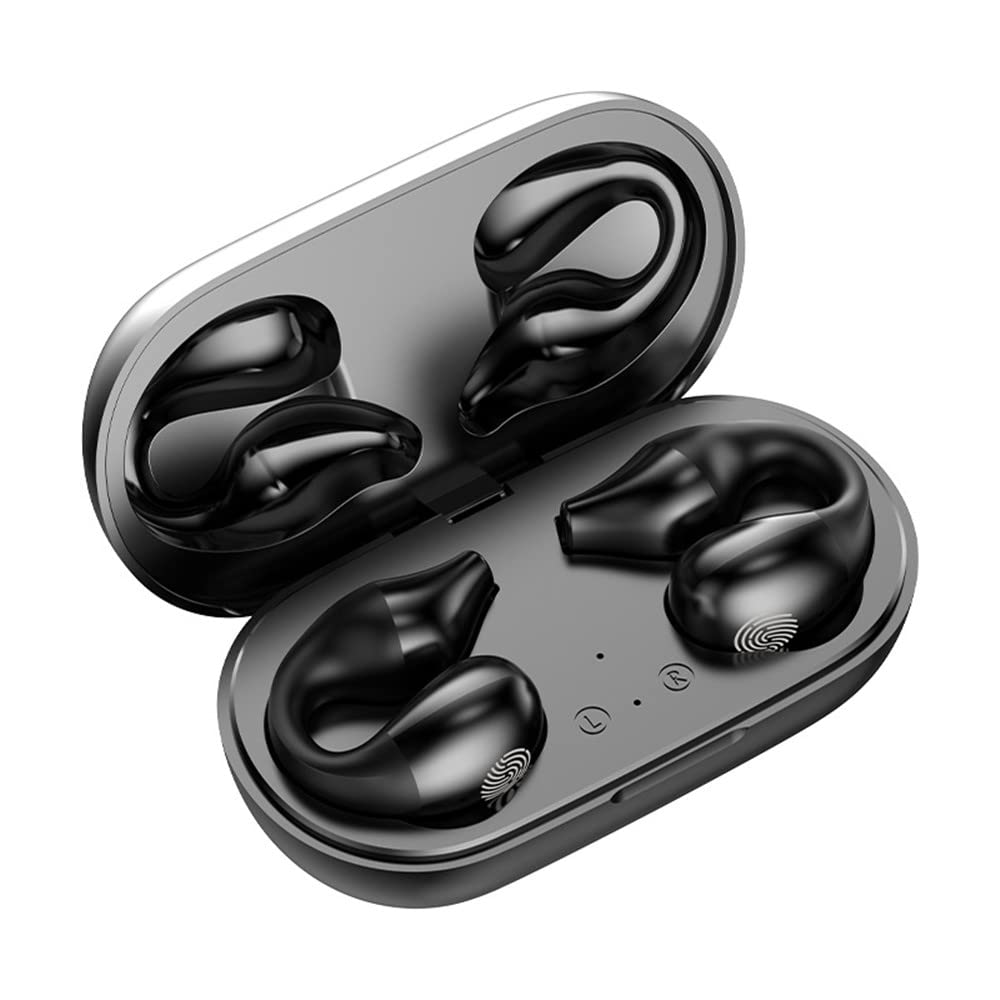 Snapklik.com : Sport Wireless Ear Clip Bone Conduction Headphones Bone ...