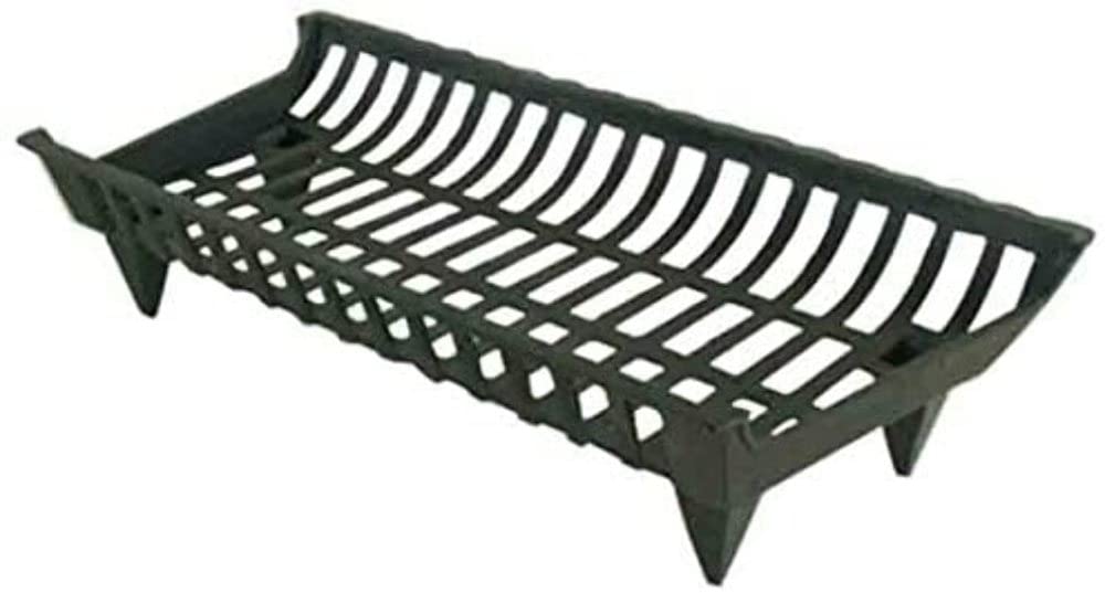 Amazon.com: GHP CG27 27 in. Cast Iron Fireplace Grate44; Black : Home ...