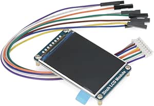 Amazon.com: Coolwell 2 Inch LCD Display for Raspberry Pi 4B+ 4B 3B+ 3B 2B+ Zero W WH 2 W Jetson ...