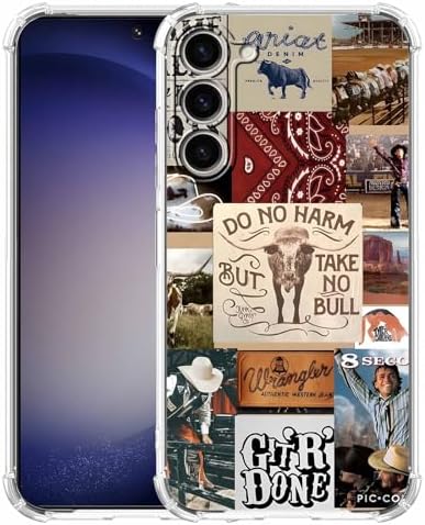 Amazon.com: Cowboy Case for Galaxy S21,Retro Western Country Cowgirl ...