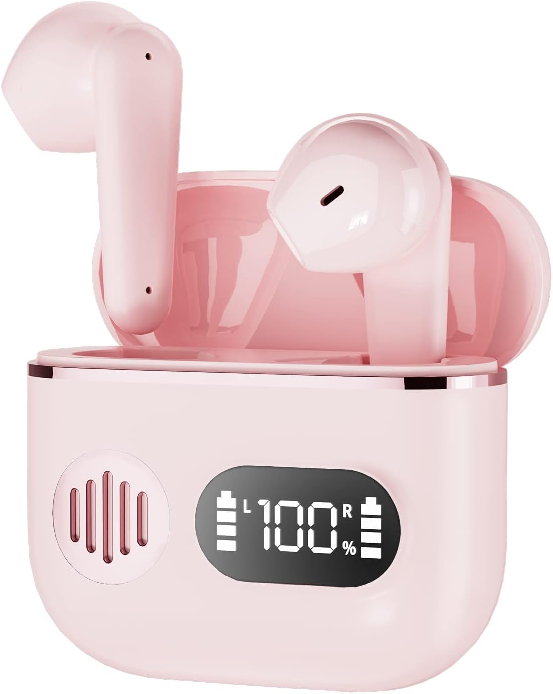 Amazon.com: Wireless Earbuds, Bluetooth 5.3 In-Ear Earphones with LED ...