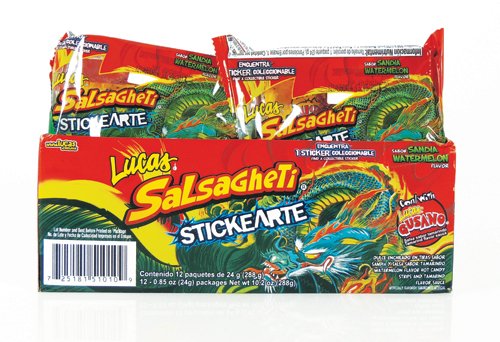 Amazon.com: Lucas Salsagheti Sandia Watermelon -12 Count (Pack of 4 ...