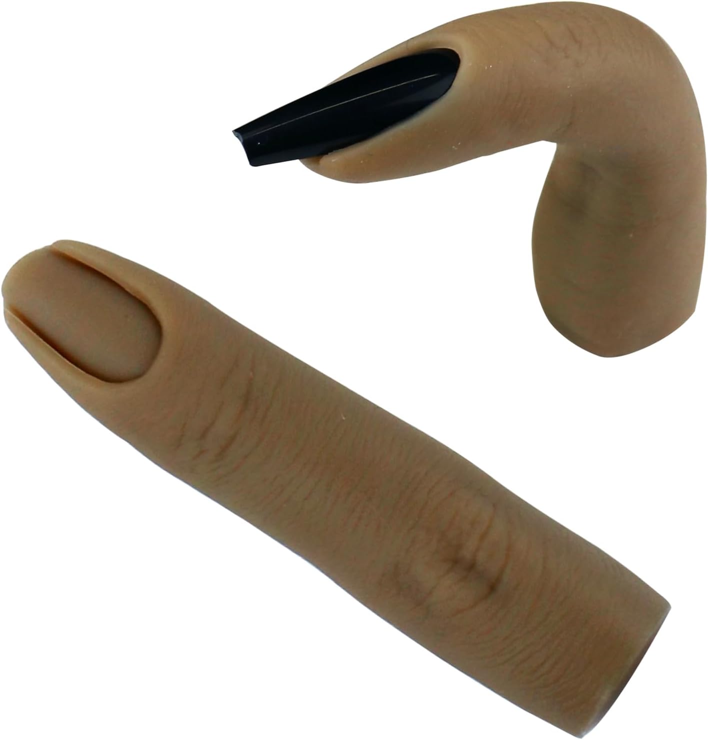 Amazon.com: Silicone Fake Finger to Practice Fake Nails, Bendable Nail ...