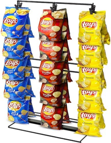 Amazon.com: Chip Rack Display Stand, Potato Chip Rack Bag Holder with ...