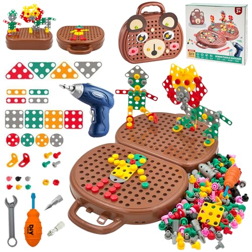 PICKONA 204 PCS 3D Take Apart Toys – Montessori Play Toolbox Montessori ...