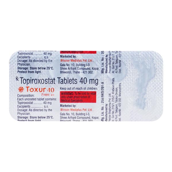 Toxur 40 - Strip of 10 Tablets : Amazon.in: Health & Personal Care