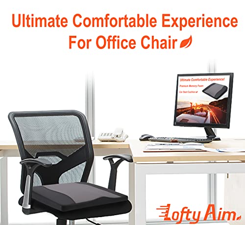 Snapklik.com : Lofty Aim Comfort Memory Foam Car Cushions For Driving ...