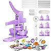 Button Maker Badge Machine 25+32+58 mm Pin Maker Machine 300 Plastic ...