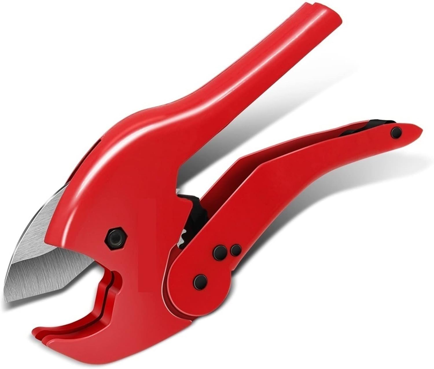 ARWANG Craft Scissors, Ratchet PVC Pipe Cutter Duty Plastic Tube ...