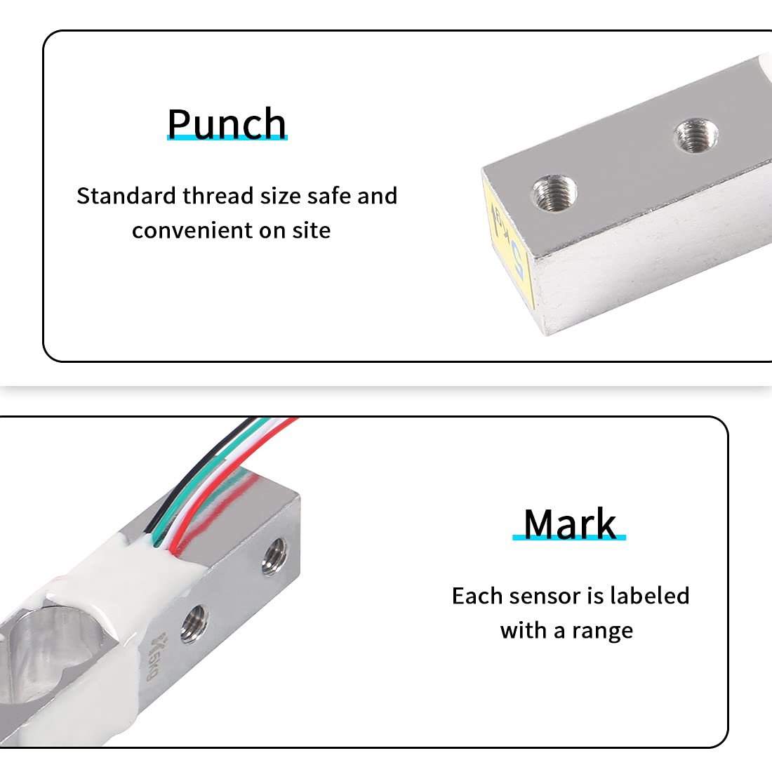 ALAMSCN 10KG Digital Load Cell Weight Sensor HX711 Weighing Sensor AD ...