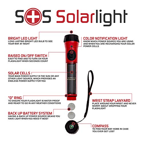 SOS Solarlight Solar Flashlight Review - Solar Panel America