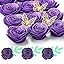 Amazon.com: Mverse 18 Pcs Small Paper Flowers for Crafts, Paper Rose ...
