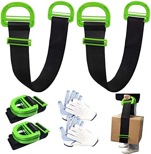 Amazon.com: Adjustable Lifting Moving Straps,2 Pack Furniture Moving ...