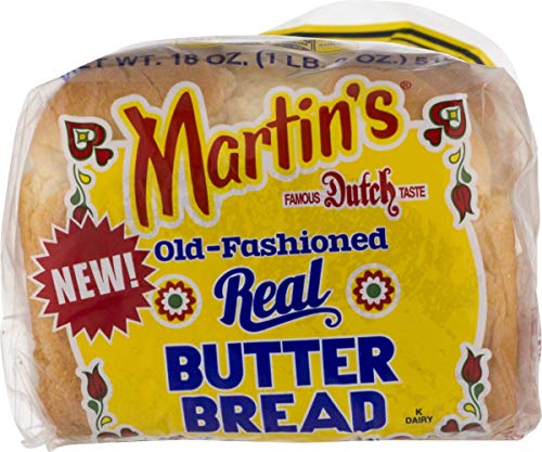 Martin's Old-Fashioned Real Butter Bread- 16 Slice 18 Oz. (3 Bags)